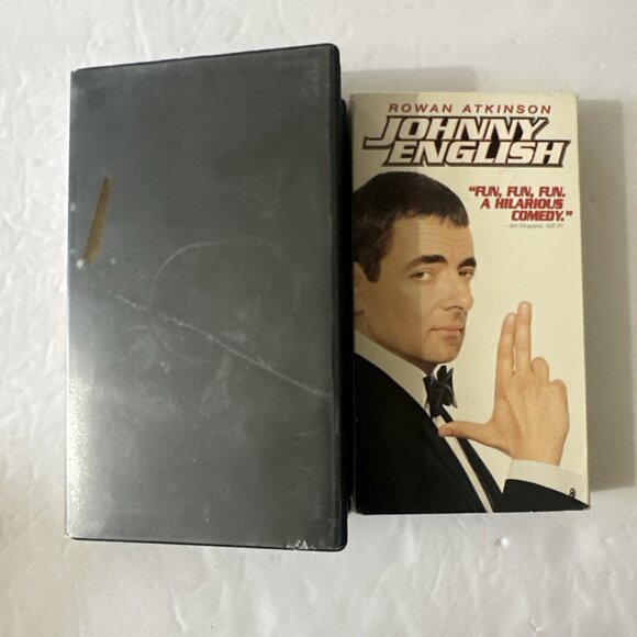 Media | Rowan Atkinson Vhs Lot Of 2 Johnny English Mr Bean Exciting ...